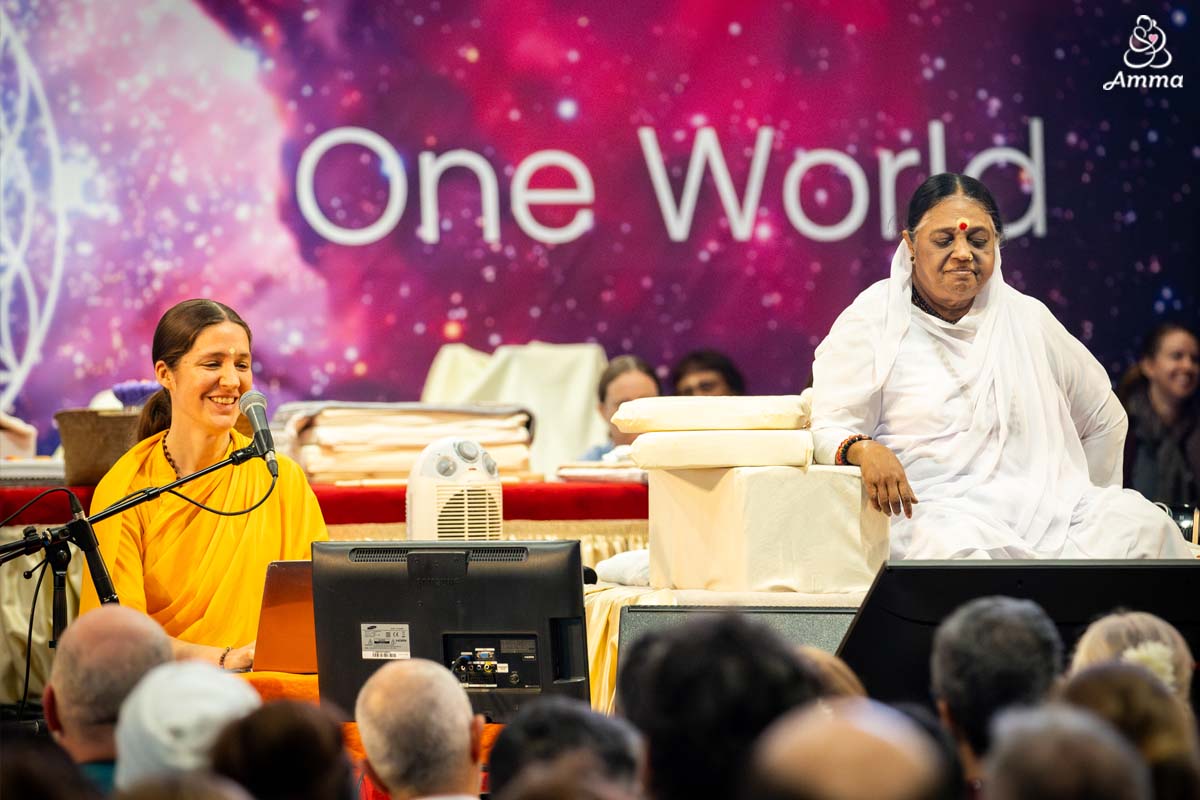 Amma Embraces London, England: Europe Tour 2025 - Amma.org