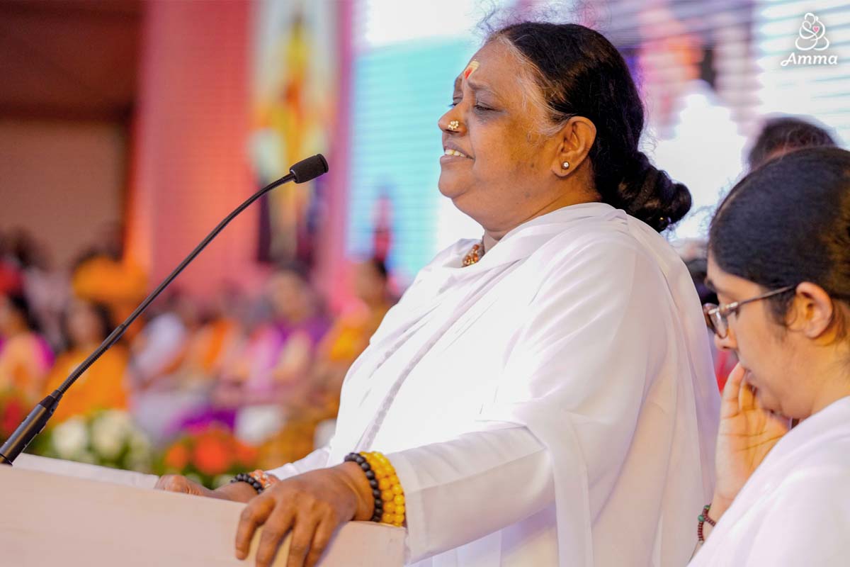 A Country of Countless Courageous Women: Amma Addresses a Celebration ...