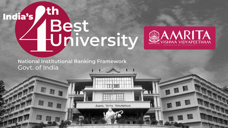 Amrita University ranked 4th best university and 7th best medical college in India: NIRF India ...